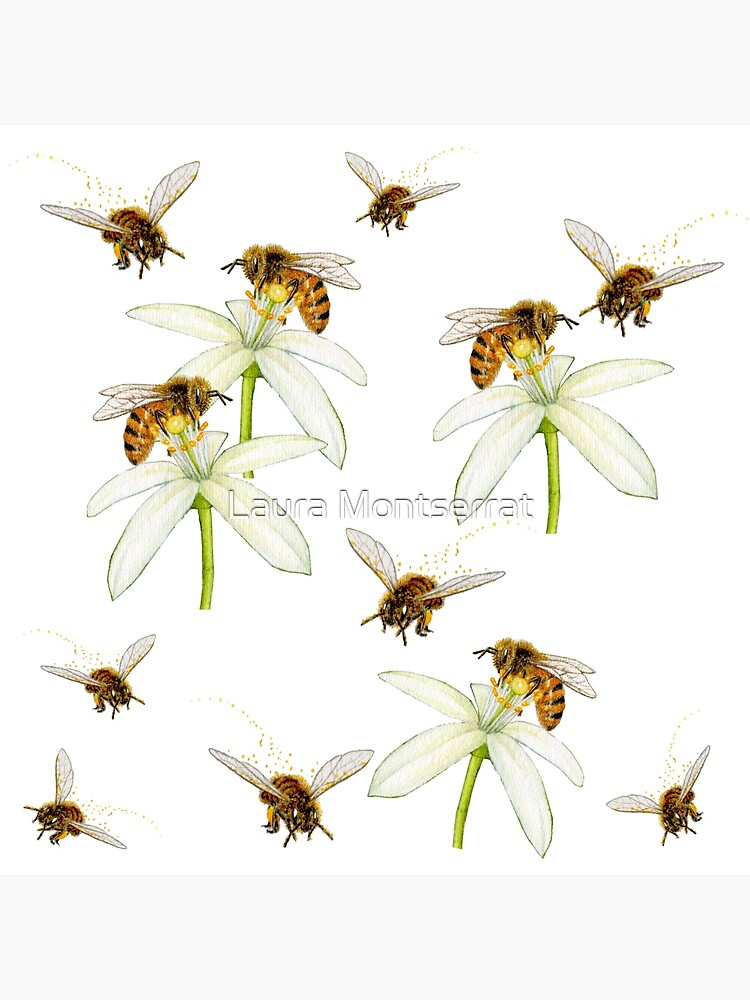 "Bees Everywhere! - Protect Birds and Insects" Poster by LaMontserrat ...