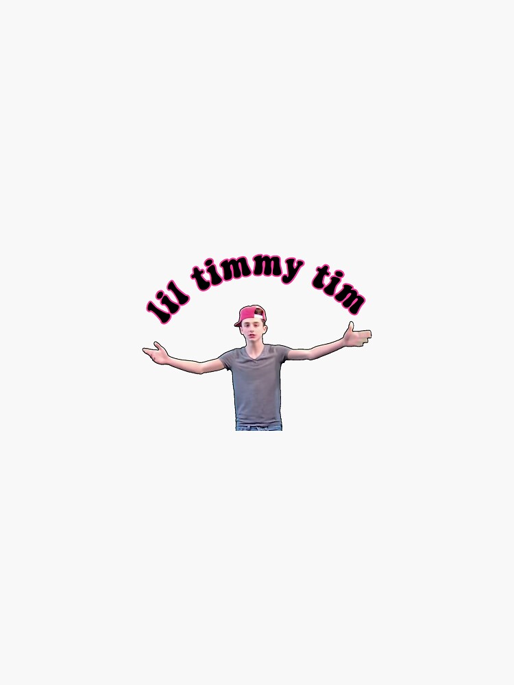 "lil timmy tim" Sticker for Sale by abbyarntz | Redbubble