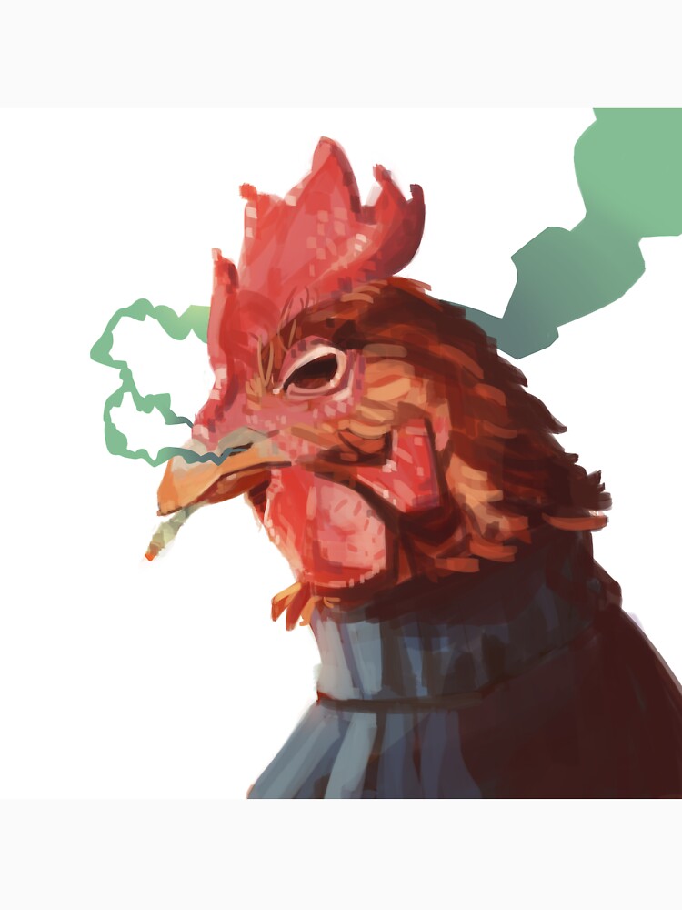 "Smoking Rooster " T-shirt for Sale by toskart | Redbubble | smoking t ...