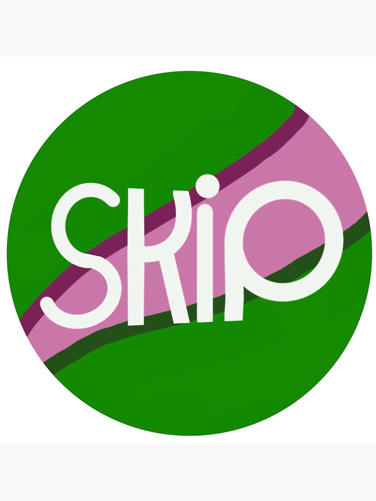 "Skip Day Skate P*psi logo" Sticker for Sale by Jzprice | Redbubble