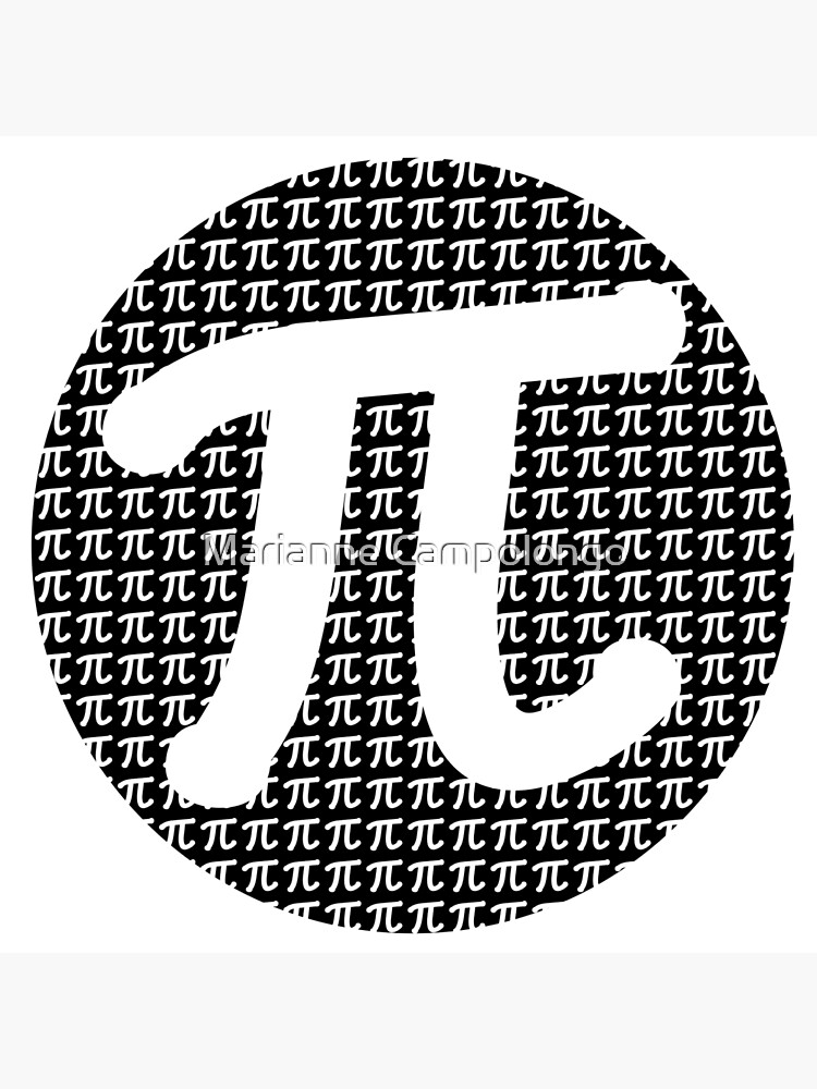 Póster «Símbolo de Pi en un círculo para Pi Day» de campyphotos | Redbubble