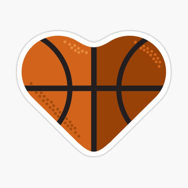 "Basketball Love" Sticker by martincreative | Redbubble