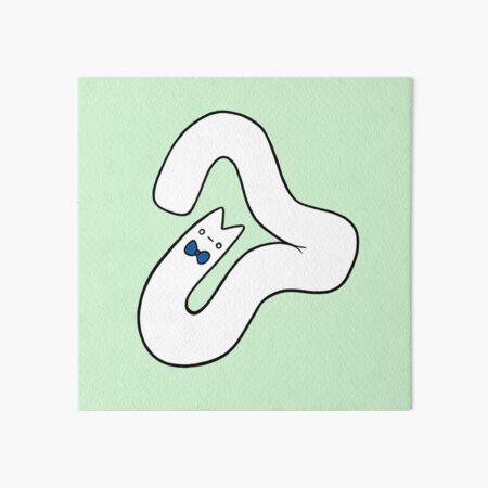 "Wiggly Worm Kat" Art Board Print by KatKweenDesigns | Redbubble