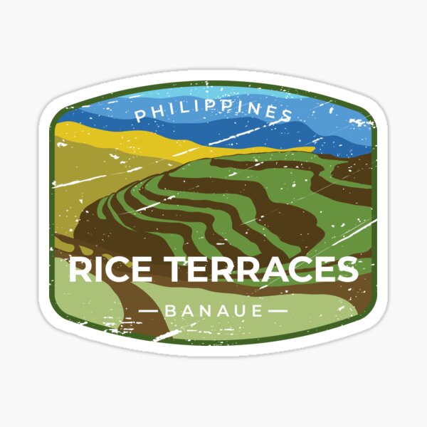 "Rice Terraces Banaue Philippines" Sticker for Sale by onemisael ...