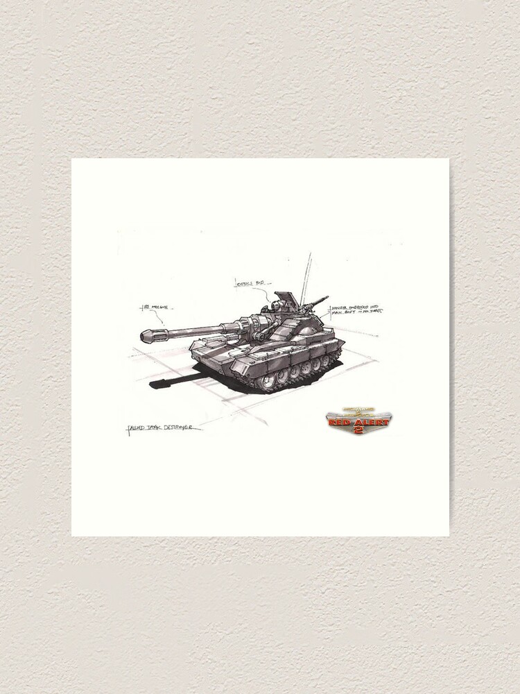 "Command and Conquer Red Alert 2 - Allied Tank Destroyer Concept" Art ...