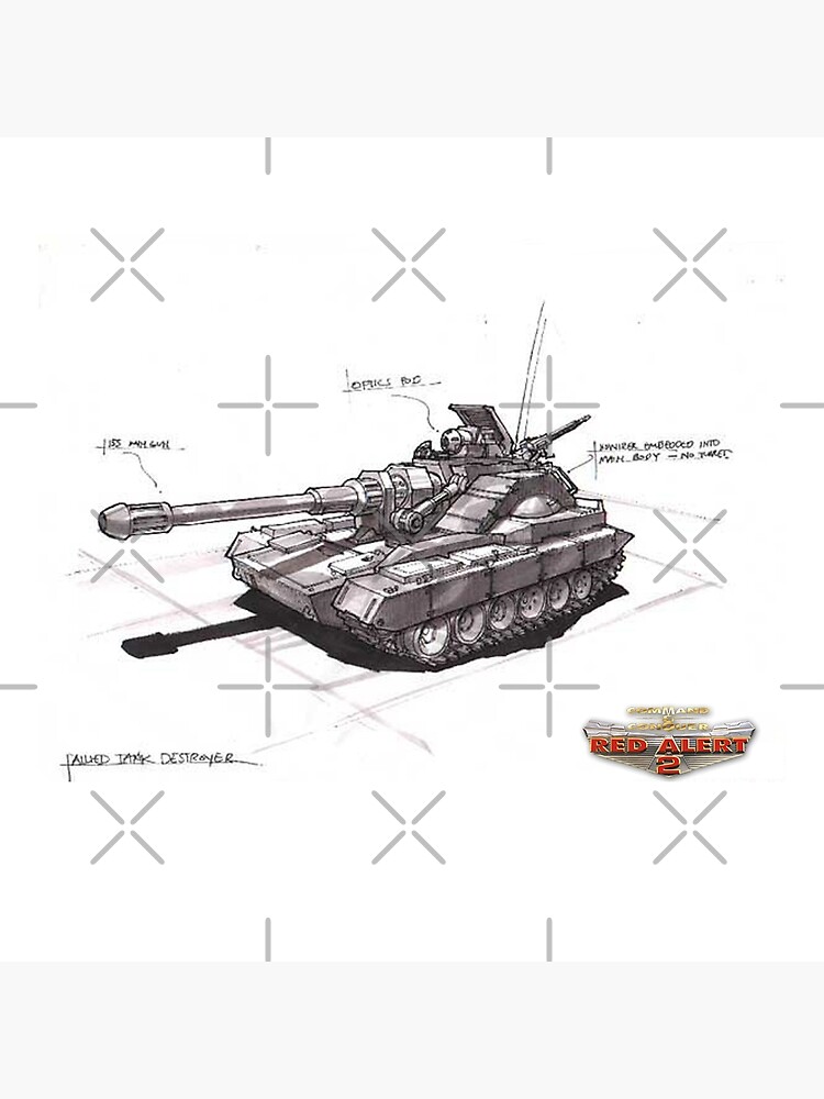 "Command and Conquer Red Alert 2 - Allied Tank Destroyer Concept" Art ...