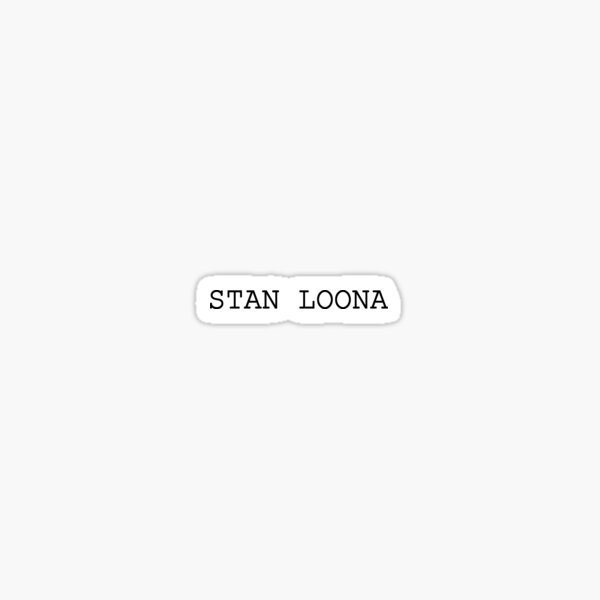 "STAN LOONA Kpop Girl Group Simplistic Design" Sticker for Sale by ...