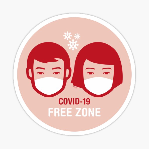 "Free Zone" Sticker for Sale by 73553 | Redbubble