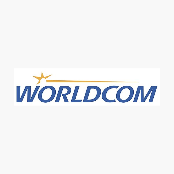 "WorldCom Logo" Photographic Print by DecorahDesigns | Redbubble