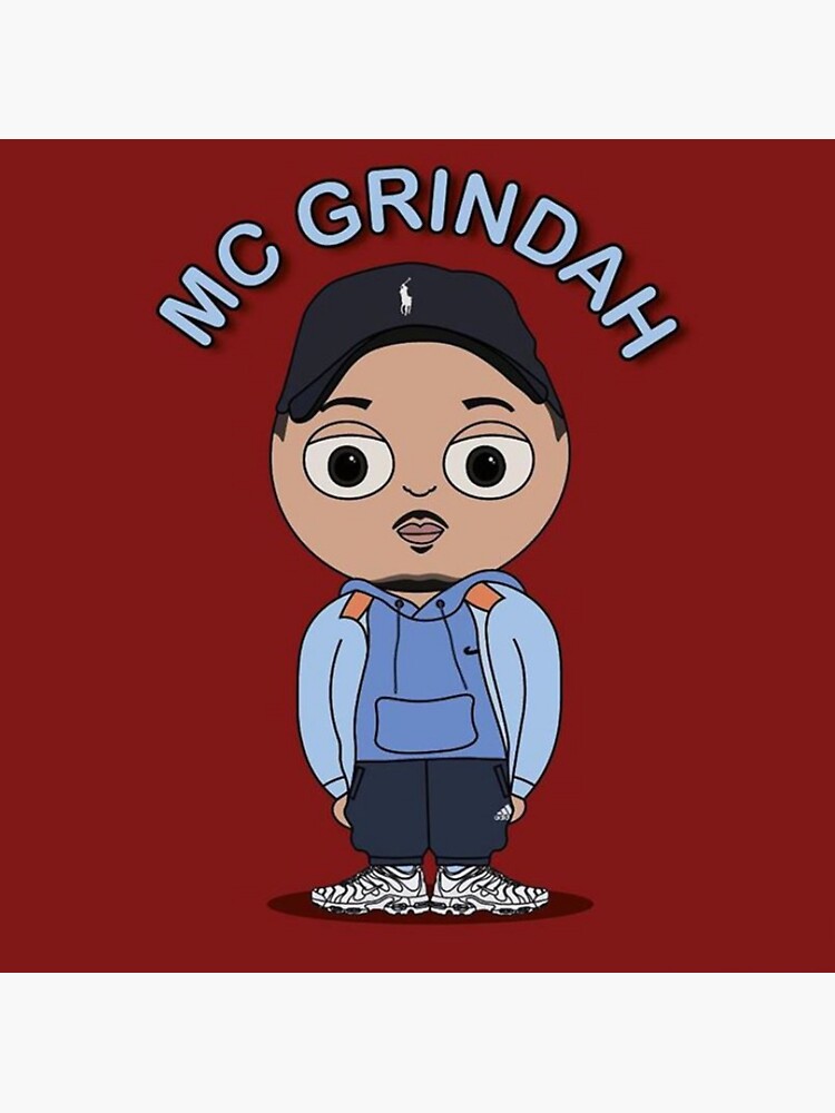 "MC Grindah" Sticker for Sale by tevyerohl | Redbubble