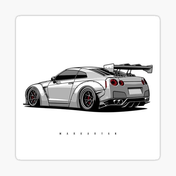 "GTR R35" Sticker for Sale by StanceNation | Redbubble