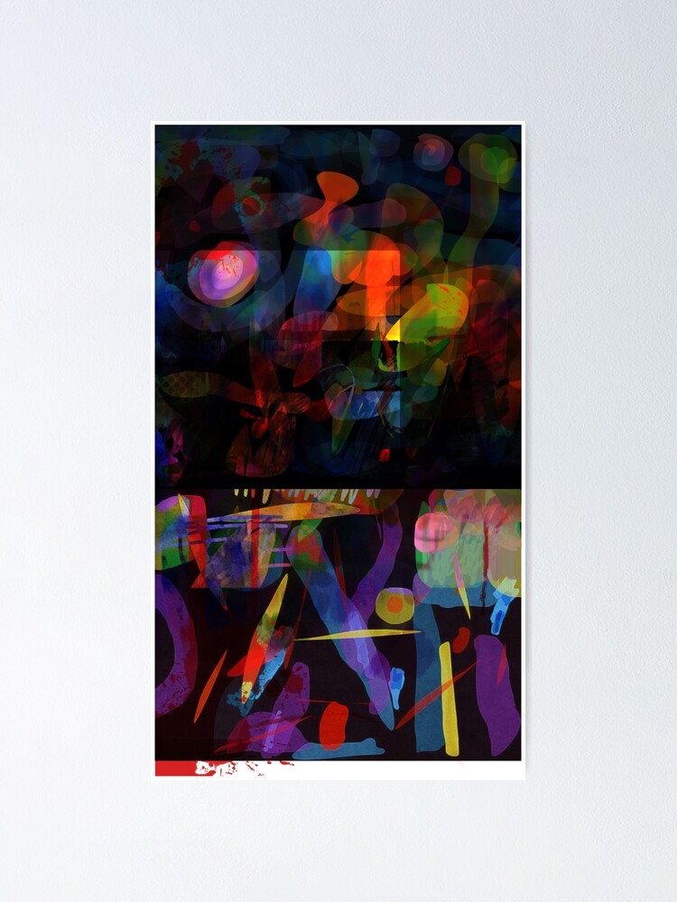 "Jazzy Color" Poster for Sale by joeroachex | Redbubble