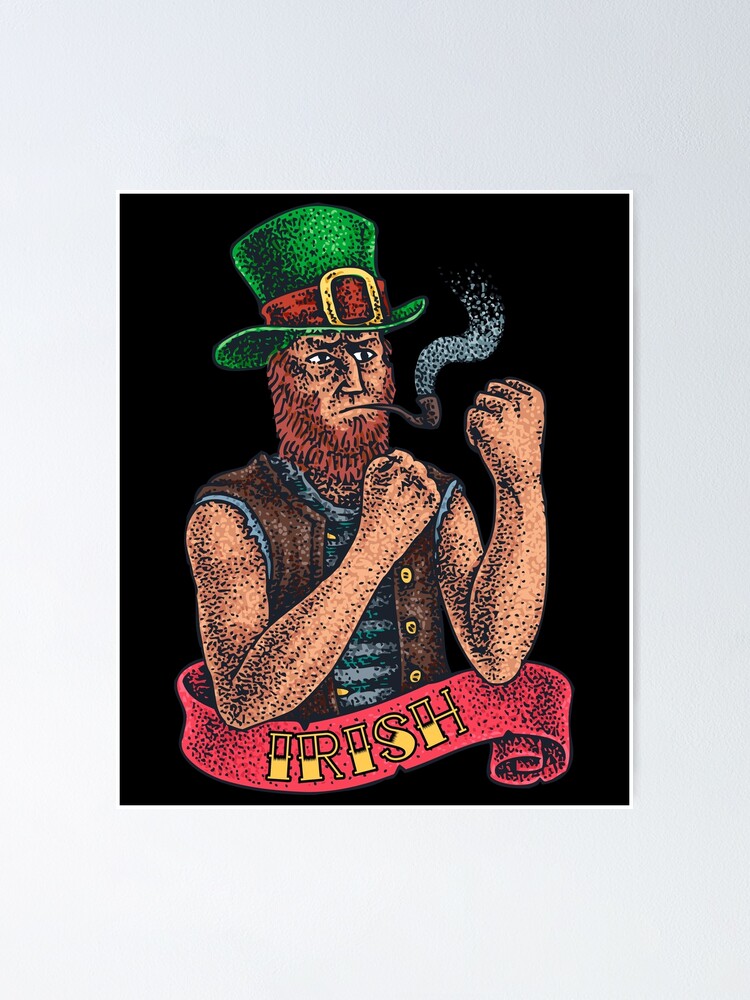 "Irish Hooligan" Poster for Sale by BlackRavenOath | Redbubble