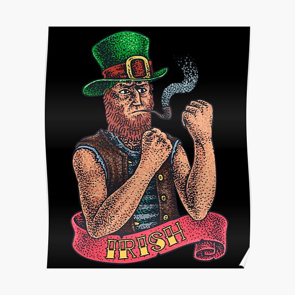 "Irish Hooligan" Poster for Sale by BlackRavenOath | Redbubble