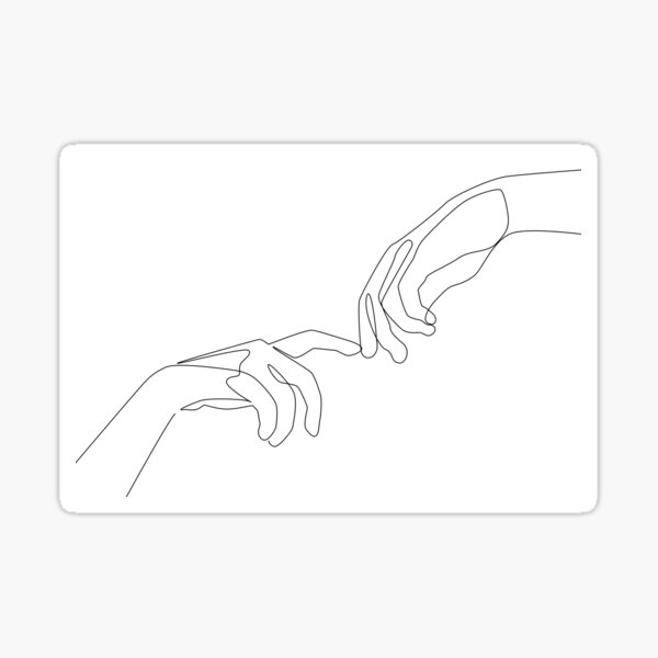 "Finger Touch" Sticker for Sale by ExplicitDesign | Redbubble
