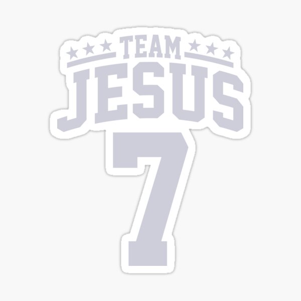 "Team Jesus" Sticker by elizaldesigns | Redbubble