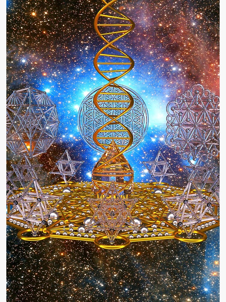 "Crystal Stargate DNA Healing Code" Spiral Notebook by Niels-Bagchus ...