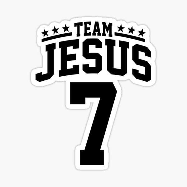 "Team Jesus" Sticker for Sale by elizaldesigns | Redbubble