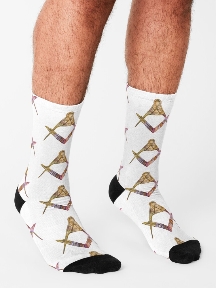 "Masonic Symbol Design" Socks for Sale by Pikmi | Redbubble