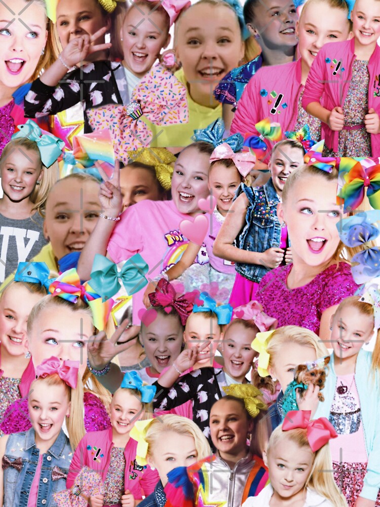 "Jojo Siwa Collage (Original)" Sticker for Sale by chrstnm | Redbubble