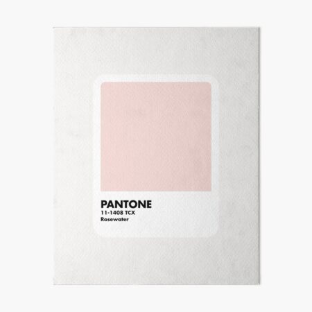 "Rosewater Pantone Palette" Art Board Print for Sale by misastorm ...