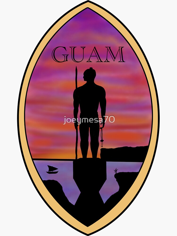 "Chief Kepuha of Guam" Sticker for Sale by joeymesa70 | Redbubble