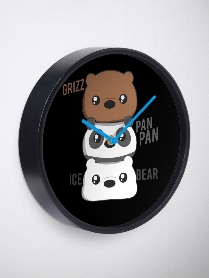 Reloj «Osos Escandalosos Chibi | Cute Pardo, Panda y Polar | Cartoon ...