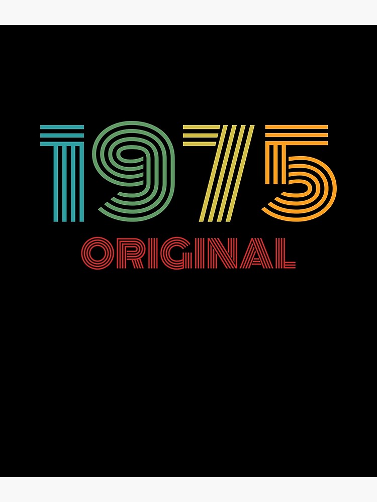 "Original 1975 vintage birthday '70s vintage '75" Poster for Sale by ...