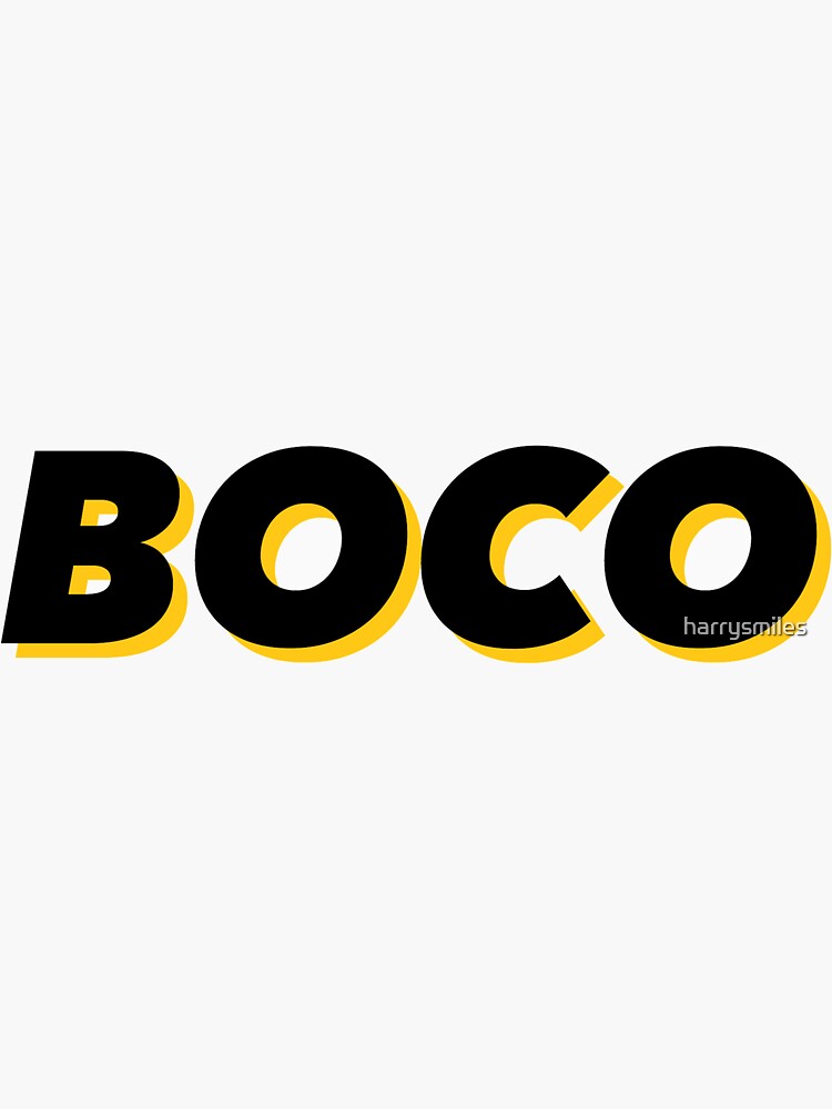 "Boulder 'BOCO' Sticker" Sticker by harrysmiles | Redbubble