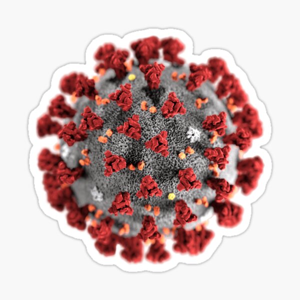 "SARS-CoV-2" Sticker by GaffaMondo | Redbubble