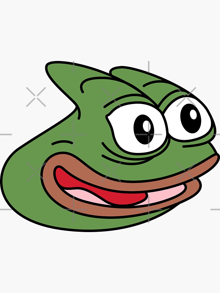 "Pepega" Sticker for Sale by IceyDel | Redbubble