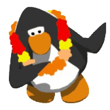 "Club penguin Hula" Sticker for Sale by Angie Smith | Redbubble