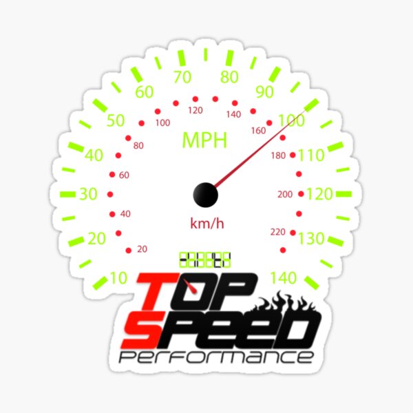 "Top speed performance t shirt" Sticker by Itihas99 | Redbubble