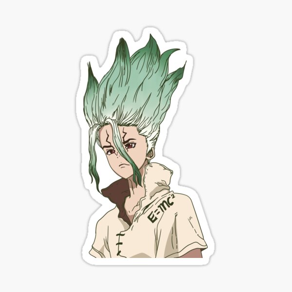 "Dr. Stone Sticker" Sticker for Sale by SophiaTheDork | Redbubble