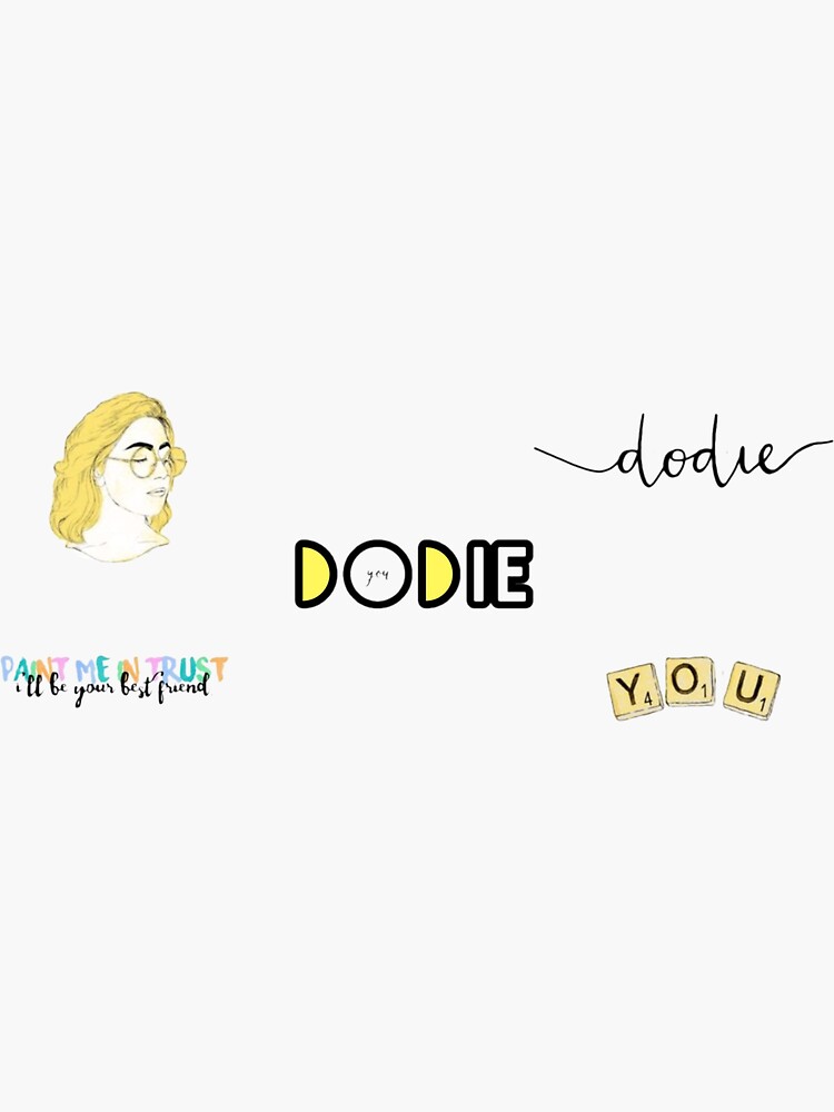 "dodie clark sticker pack" Sticker for Sale by itslaurengarcia | Redbubble