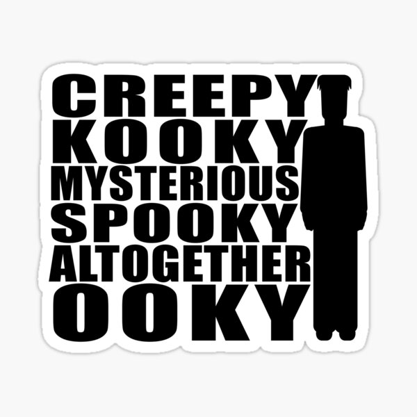 "Addams Family - Lurch - Creepy & Kooky" Sticker by motownj | Redbubble
