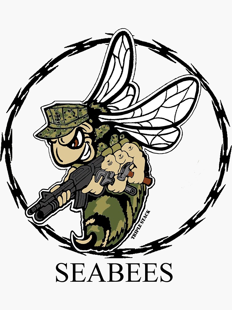 "NWU SEABEE" Sticker for Sale by gotucoveredart | Redbubble