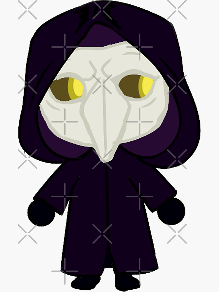 "SCP 049" Sticker for Sale by JarateKnight | Redbubble