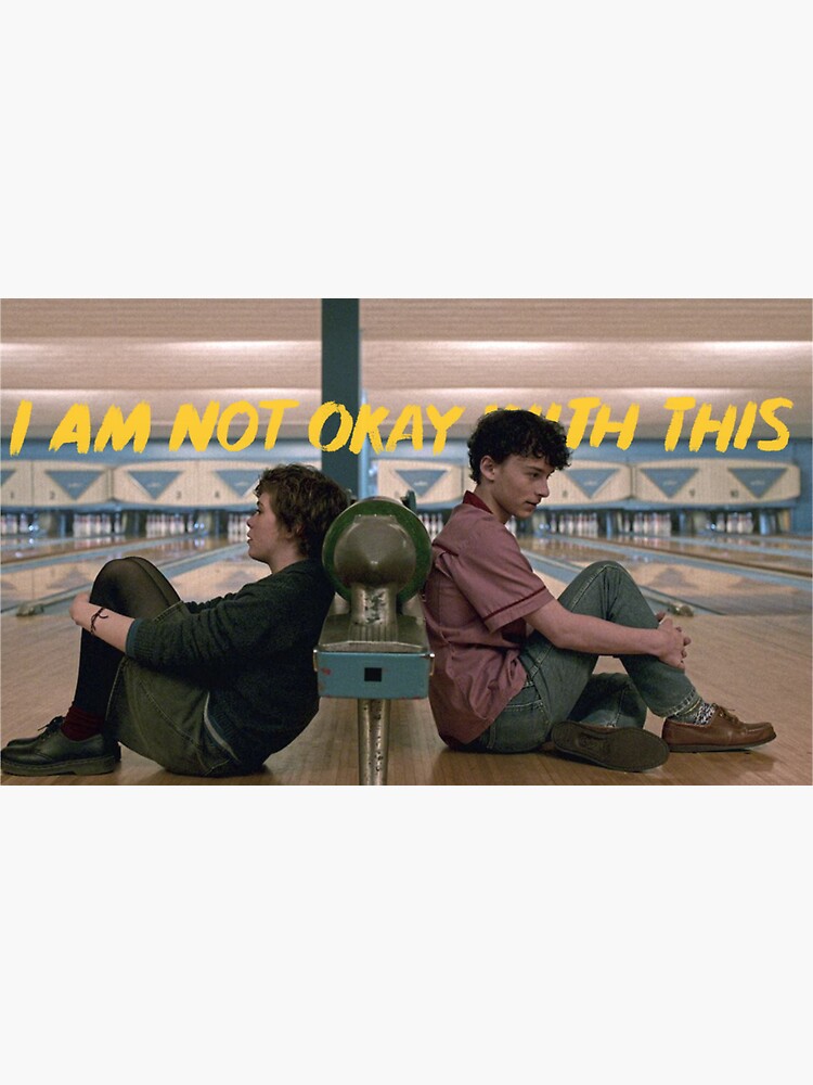 "I Am Not Okay" Sticker for Sale by mistyp72 | Redbubble