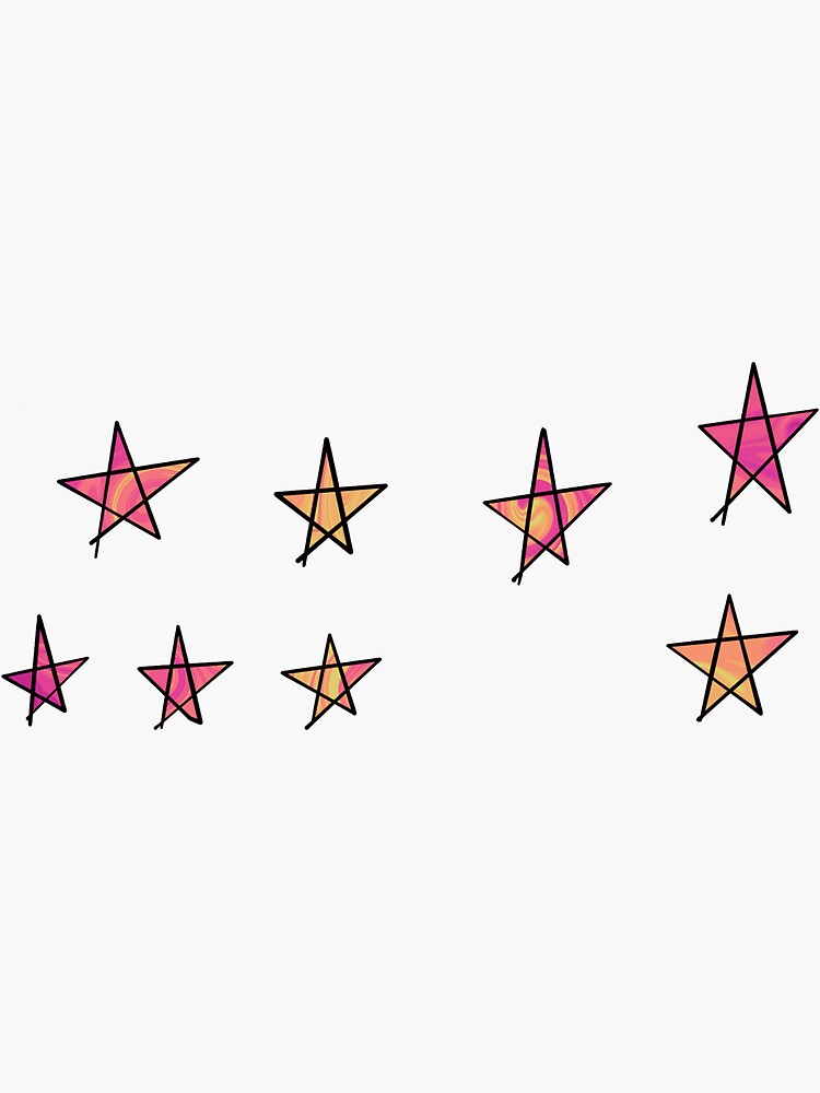"Star sticker pack #2" Sticker by Madisonleon15 | Redbubble