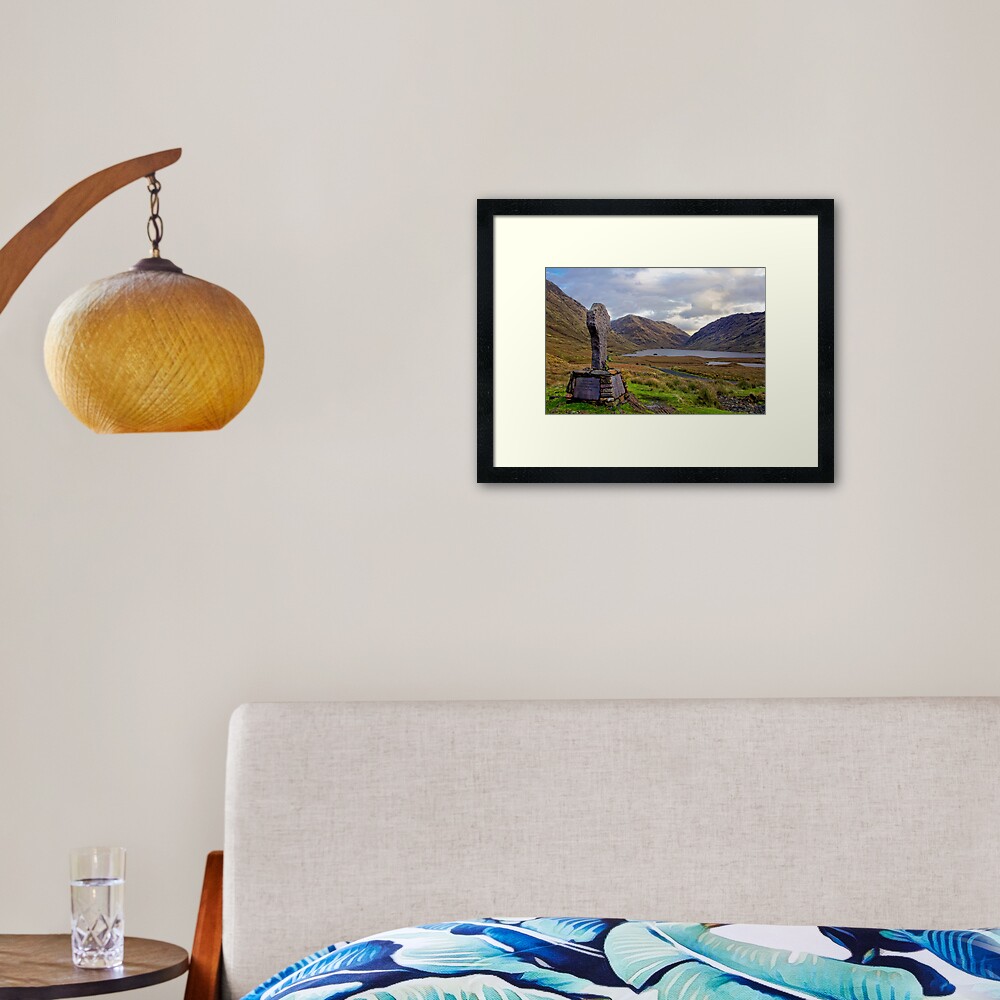 "Doolough Tragedy Cross in Co.Mayo Ireland." Framed Art Print for Sale ...
