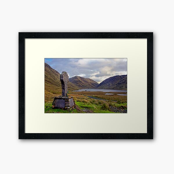 "Doolough Tragedy Cross in Co.Mayo Ireland." Framed Art Print for Sale ...
