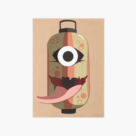 "Chochin Obake" Art Board Print by Mattfields | Redbubble
