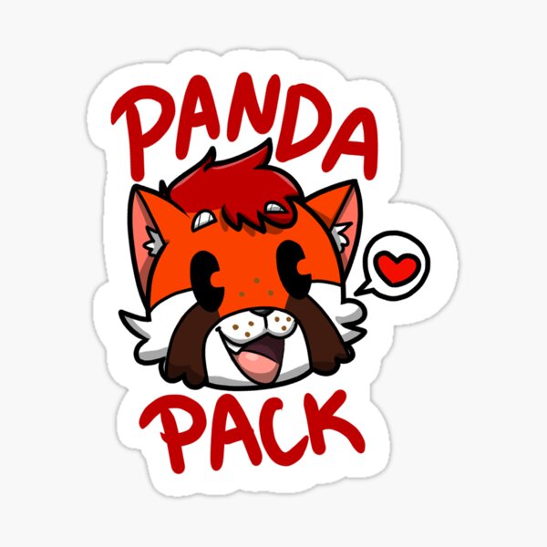 "Panda Pack" Sticker for Sale by Retro-Red-Panda | Redbubble