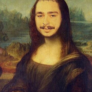 "Post Malonalisa - Funny Mona Lisa mash up" Poster for Sale by ...
