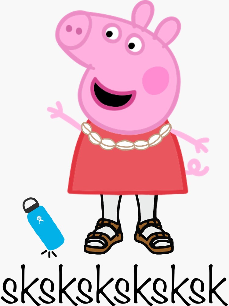 "sksksks" Sticker for Sale by JNArt | Redbubble