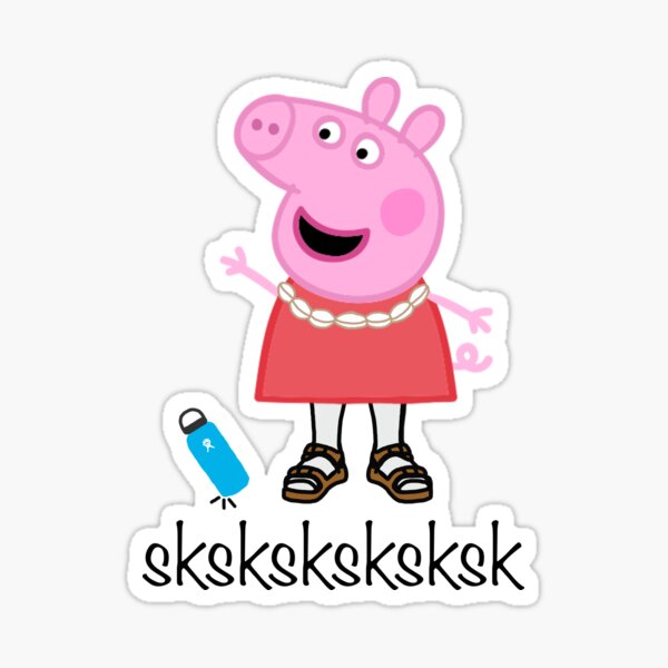 "sksksks" Sticker for Sale by JNArt | Redbubble