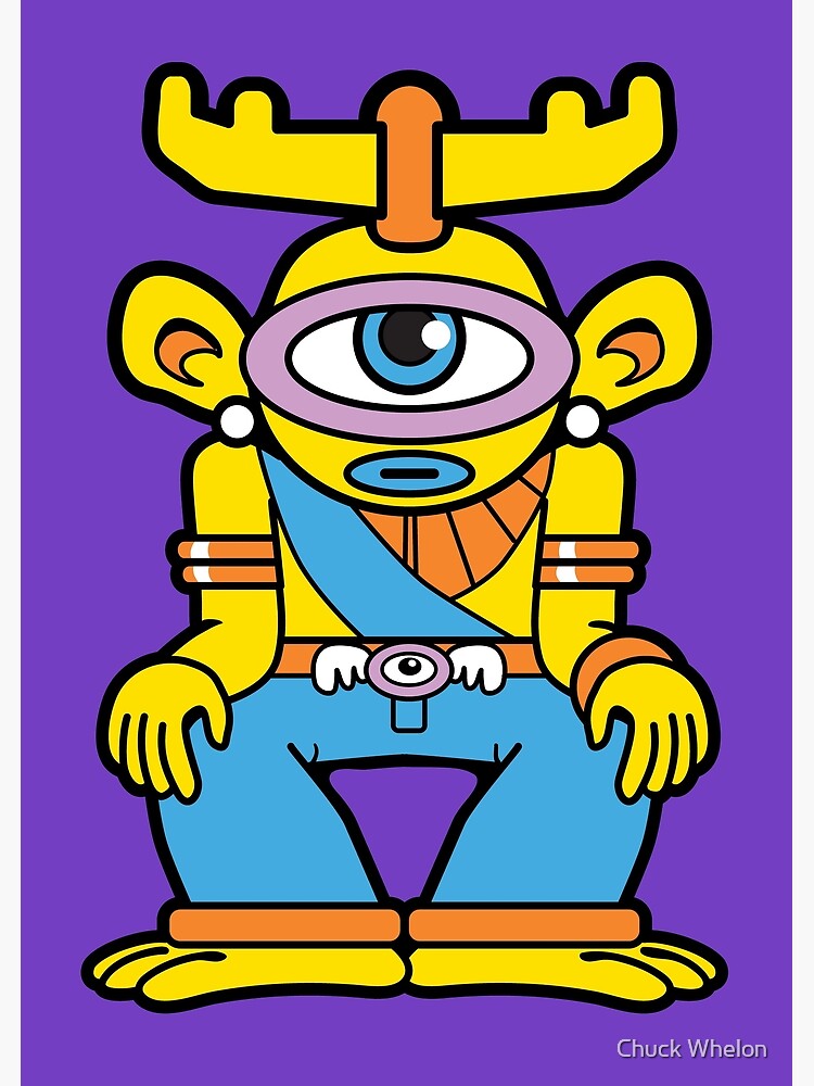 "Alien God" Poster by MrChuckles | Redbubble