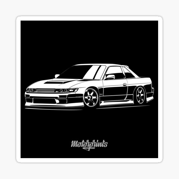 "S13" Sticker for Sale by MotorPrints | Redbubble