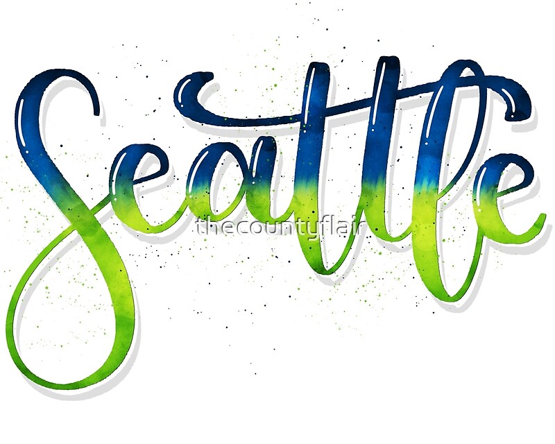 "Seattle" by thecountyflair | Redbubble